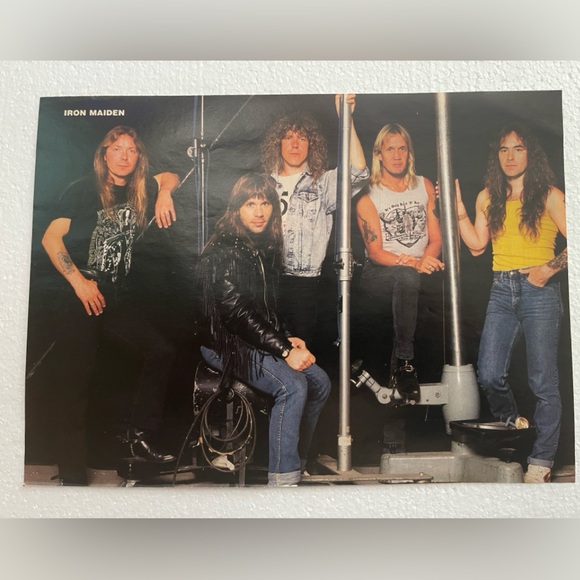 Metal Edge | Art | Iron Maiden Band Pinup | Poshmark